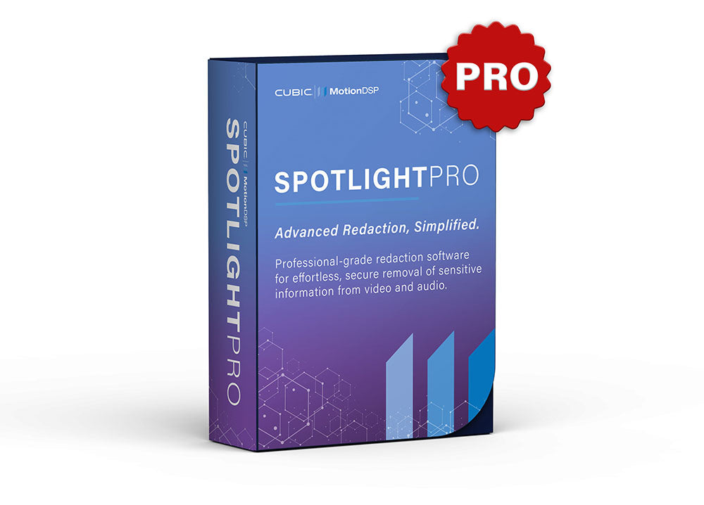 Spotlight Pro from Cubic | MotionDSP